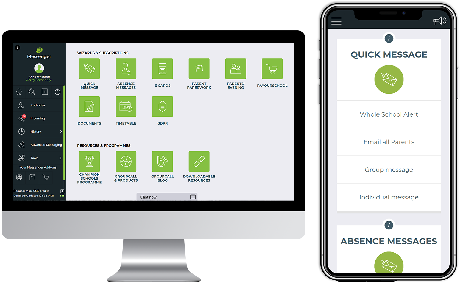 Incoming Messages | Messenger