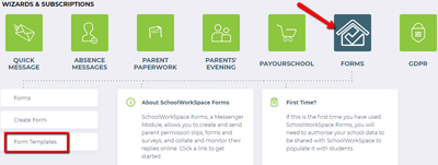 Create a template | Messenger Forms