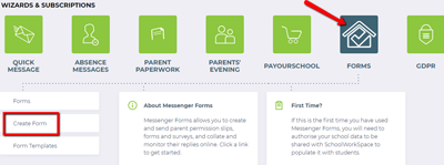 Create a Form | Messenger Forms